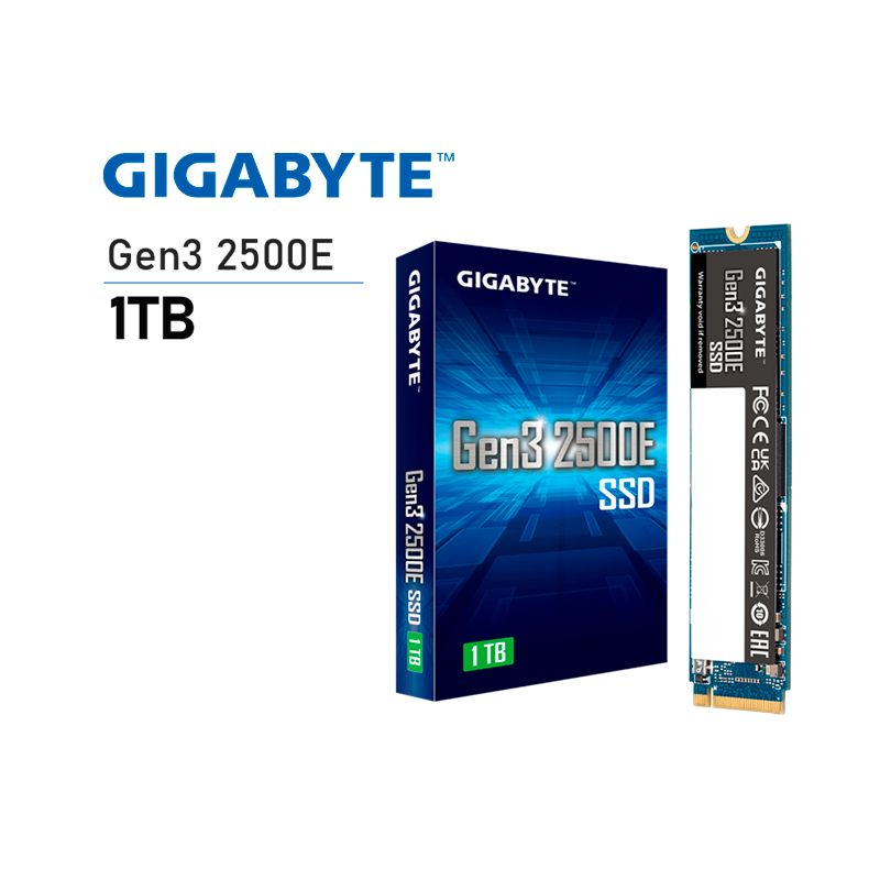 SSD GIGABYTE Gen3 2500E 1TB M.2 NVME – Protajama