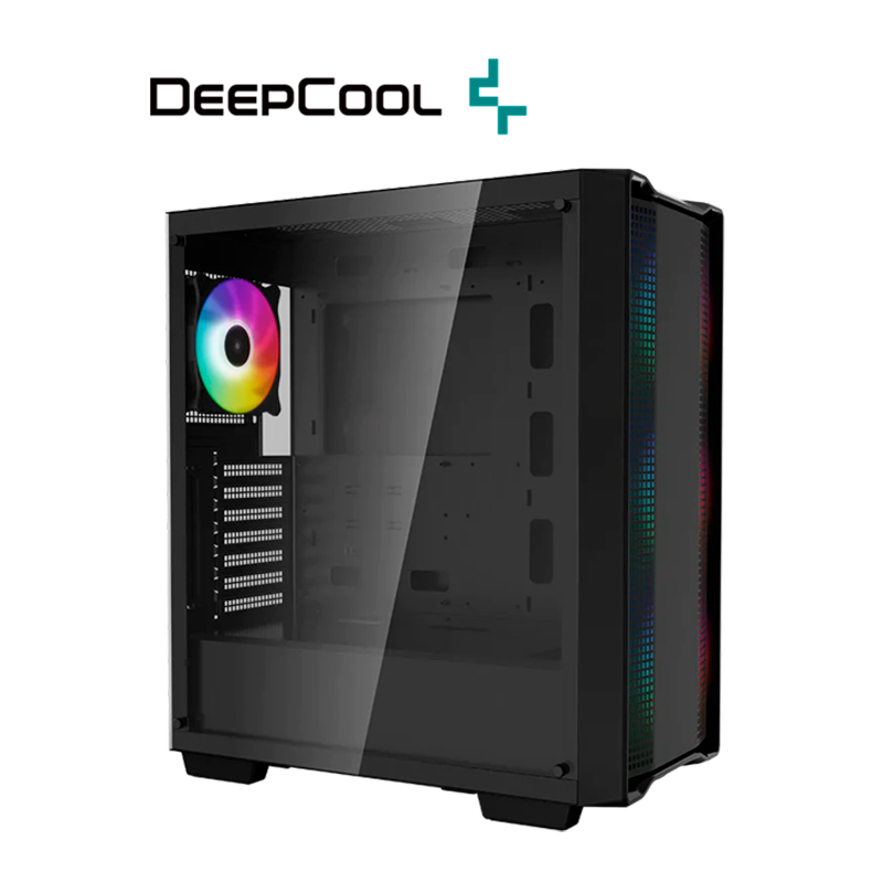 CASE DEEPCOOL CC560 ARGB BLACK SIN FUENTE VIDRIO TEMPLADO USB 3.0/USB 2 ...