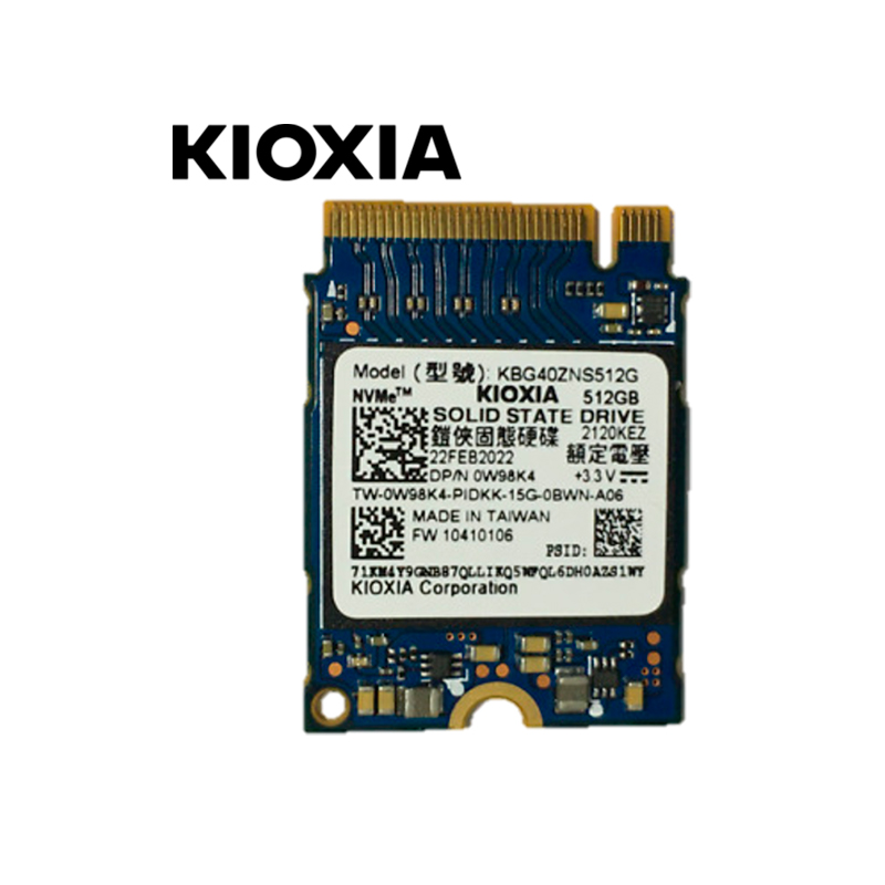 SSD 512 GB INTERNO M.2 2230 PCI Express 3.0 x4 (NVMe) KIOXIA BG4 – Protajama